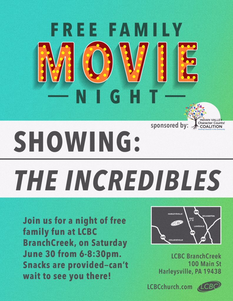 FAMILY MOVIE NIGHT | INDIAN VALLEY CHARACTER COUNTS! COALITION (an ...