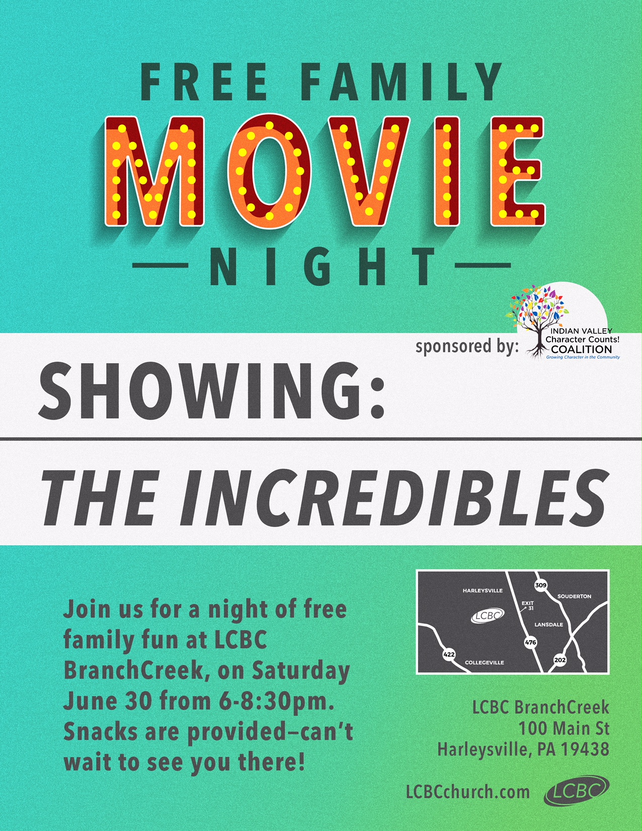 FAMILY MOVIE NIGHT | INDIAN VALLEY CHARACTER COUNTS! COALITION (an ...